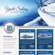 Sailing Yacht Travel Flyer 06, Print Templates | GraphicRiver