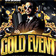 Gold Event Flyer Template, Print Templates | GraphicRiver