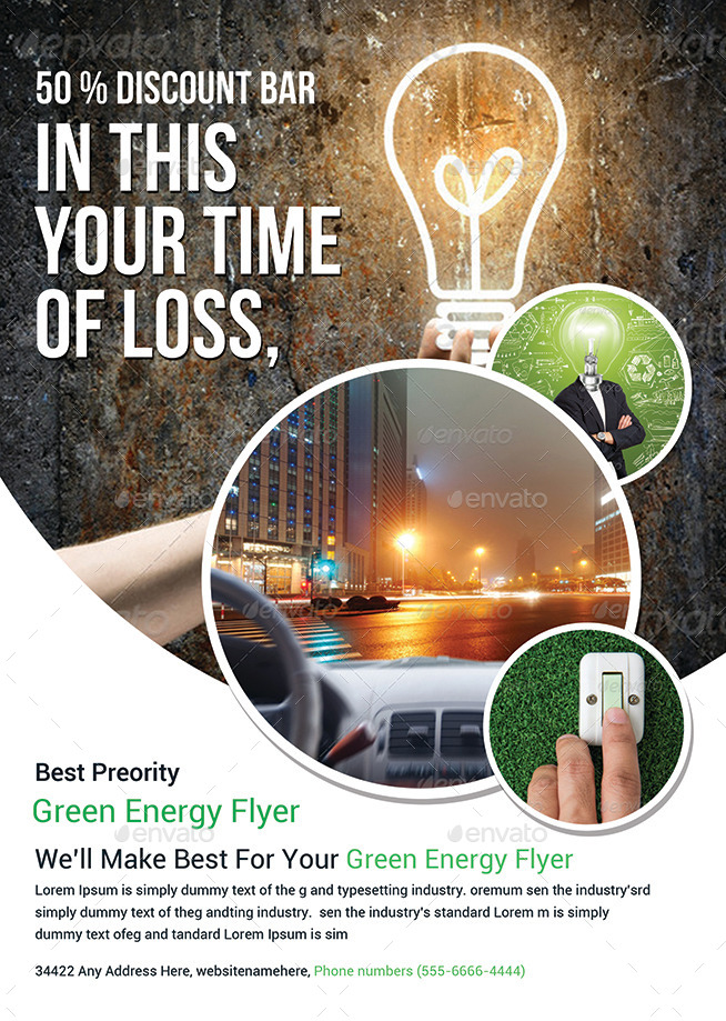 Green Energy Business Flyers Bundle , Print Templates | GraphicRiver