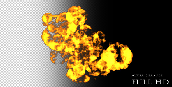 Explosion - top view, Motion Graphics | VideoHive