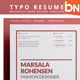 Typo Resume 2, Print Templates | GraphicRiver