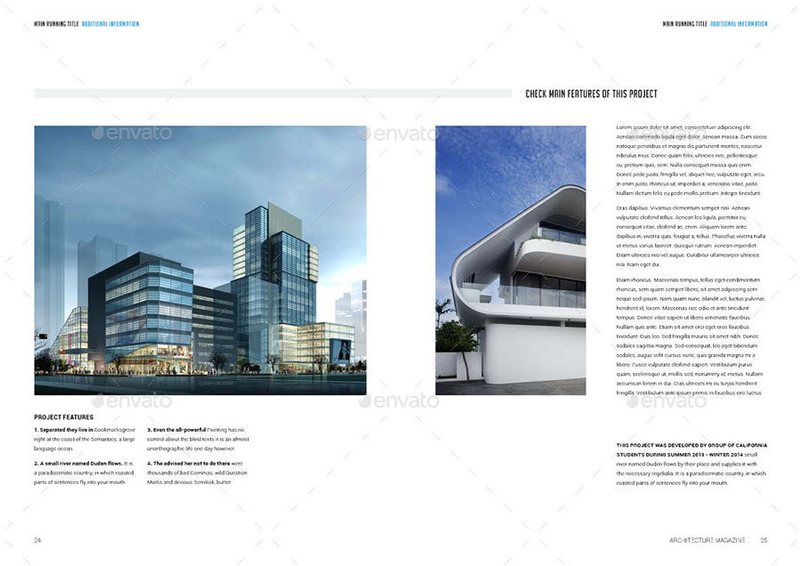 Architecture Magazine, Print Templates | GraphicRiver