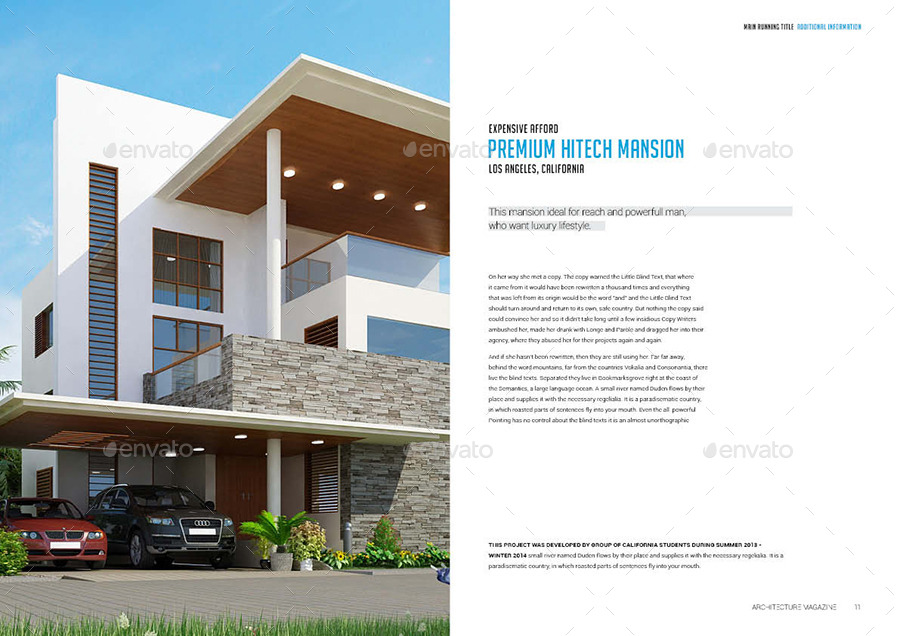 Architecture Magazine, Print Templates | GraphicRiver