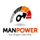 Man Power Logo, Logo Templates | GraphicRiver