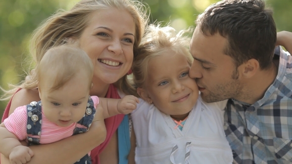 Portrait Of a Perfect Family While Relaxing by LoveVision | VideoHive