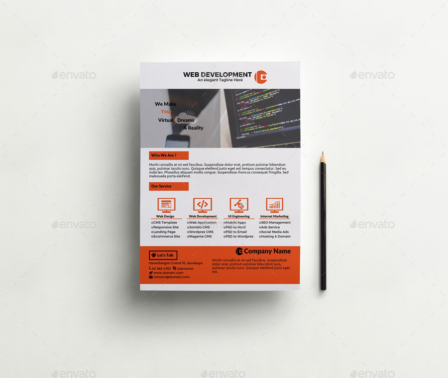 Flyer Web Apps and Web Design Development, Print Templates | GraphicRiver