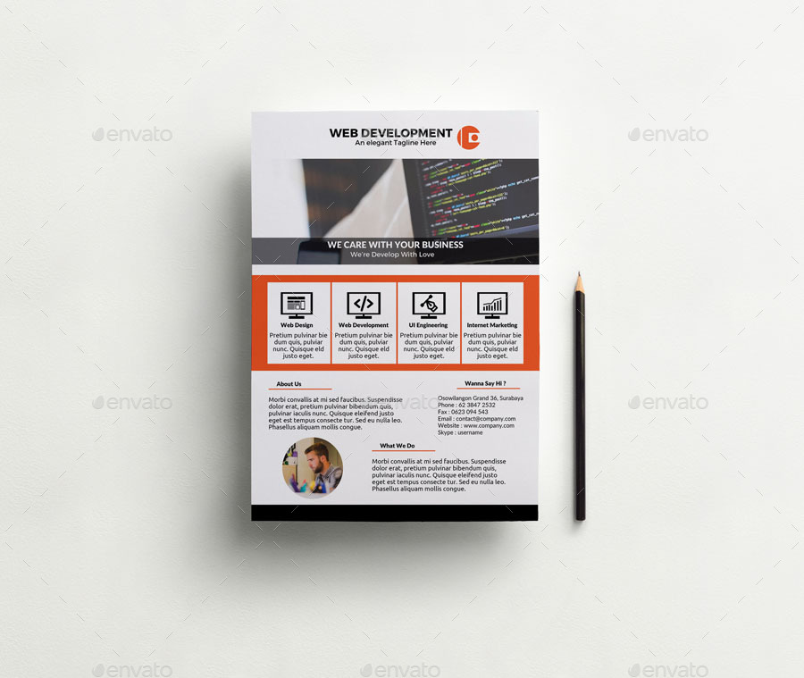 Flyer Web Apps and Web Design Development, Print Templates | GraphicRiver