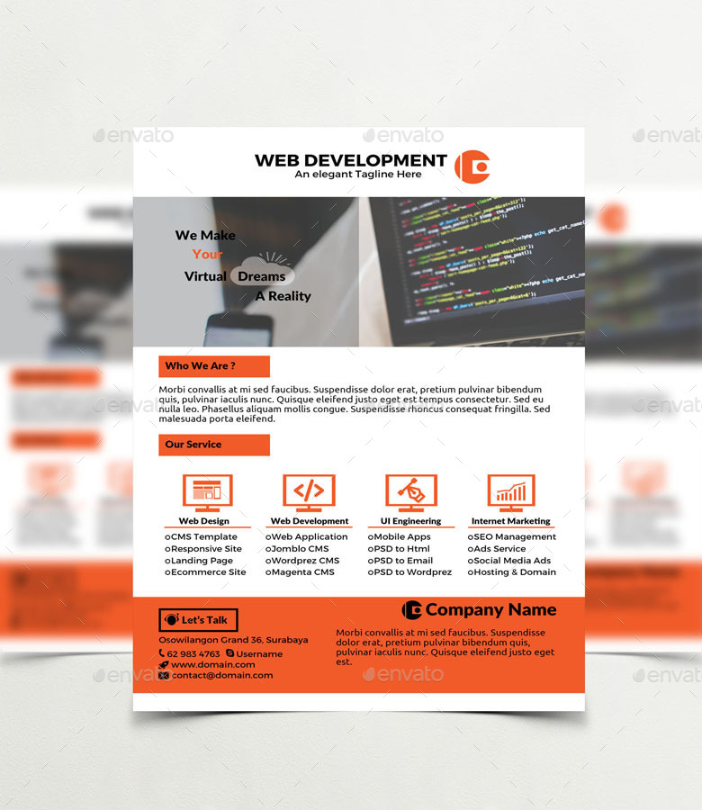 Flyer Web Apps and Web Design Development, Print Templates | GraphicRiver
