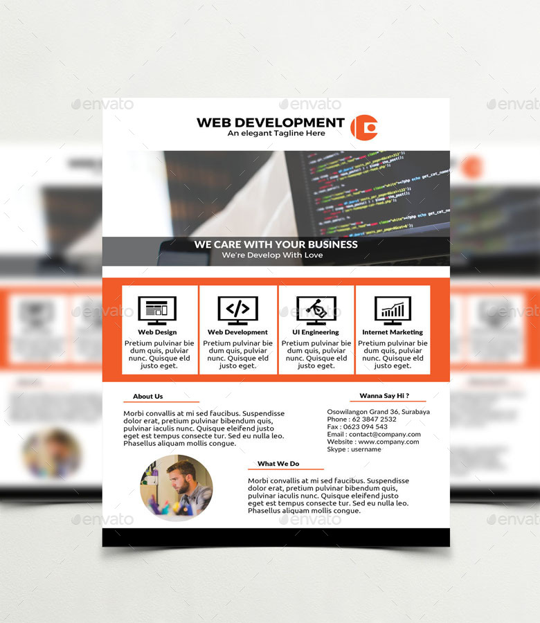 Flyer Web Apps and Web Design Development, Print Templates | GraphicRiver