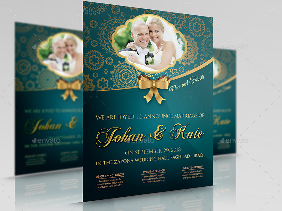 Wedding Party Flyer Template Vol.2, Print Templates | GraphicRiver