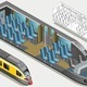 Isometric High Speed Subway Longitudinal Section, Vectors | GraphicRiver
