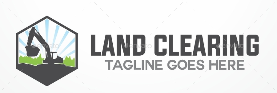 Land Clearing Logo, Logo Templates | GraphicRiver