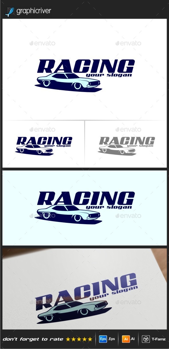 Racing Logo Templates by T-Famz | GraphicRiver
