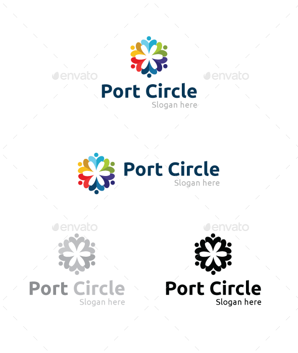 Port Circle, Logo Templates | GraphicRiver