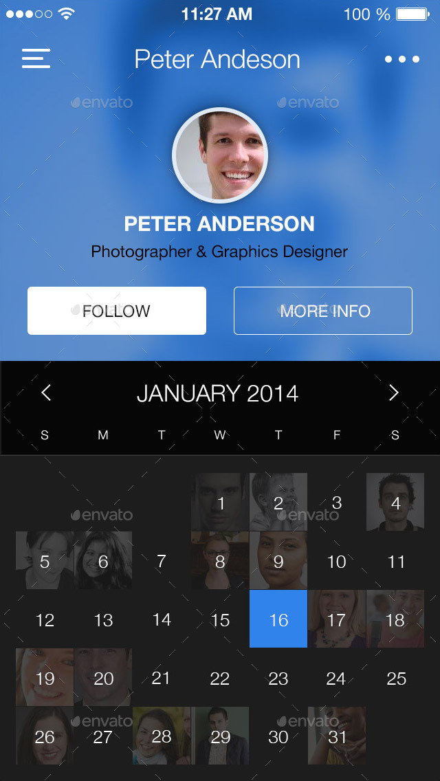 Genius Flat & Transparent Mobile Ui, Web Elements | GraphicRiver