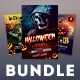 Halloween Flyer Bundle, Print Templates | GraphicRiver