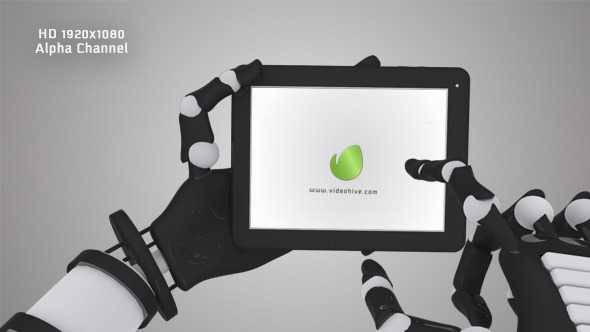 Robo Hand - Tablet Touch Screen Animation, Motion Graphics | VideoHive
