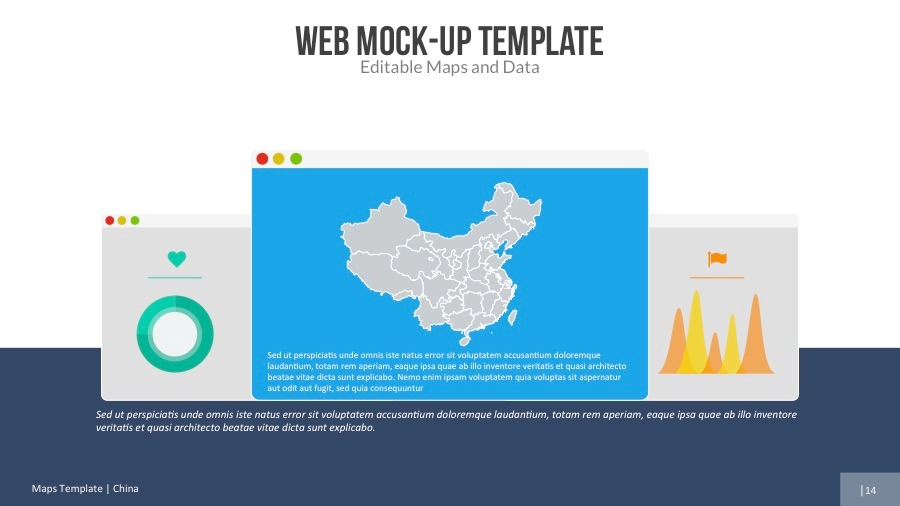 China Map - Editable Map Presentation, Presentation Templates ...