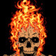 Flaming Skull by svpermagick | GraphicRiver