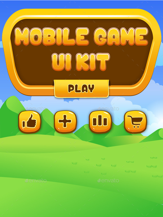 Mobile Game UI Kit 10, Game Assets | GraphicRiver