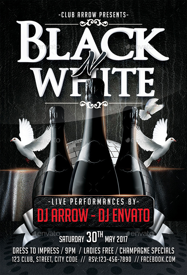 VIP Lounge Flyer Bundle, Print Templates | GraphicRiver