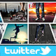 Twitter Photo Collage Header V3, Web Elements | GraphicRiver