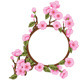 Floral Frame with Sakura, Vectors | GraphicRiver
