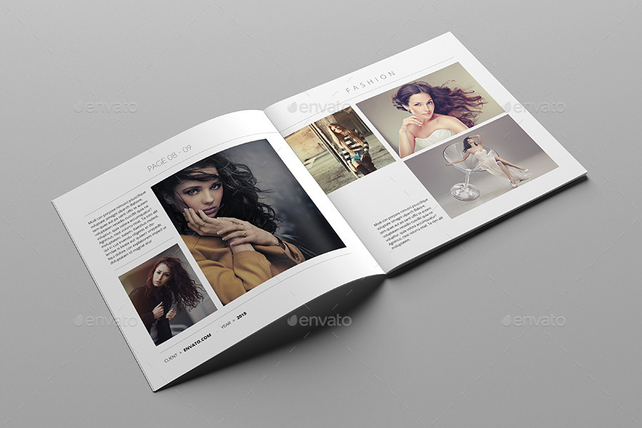 Multipurpose Square Portfolio, Print Templates | GraphicRiver