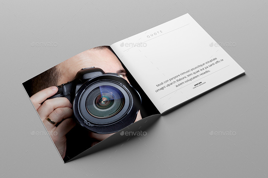 Multipurpose Square Portfolio, Print Templates | GraphicRiver