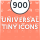 Universal Tiny Icons, Icons | GraphicRiver