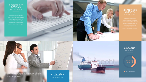 Clean Video Displays, After Effects Project Files | VideoHive