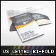 US Letter Bi-Fold Brochure Mock-Up, Graphics | GraphicRiver
