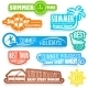 Summer Labels, Vectors | GraphicRiver