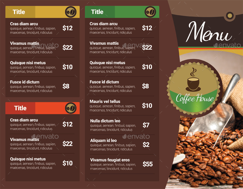 Food Menu Pack, Print Templates | GraphicRiver