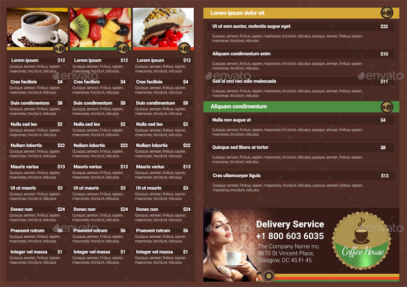 Food Menu Pack, Print Templates | GraphicRiver