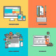 Set of Color Line Icons for Graphic and Web Design, Vectors | GraphicRiver