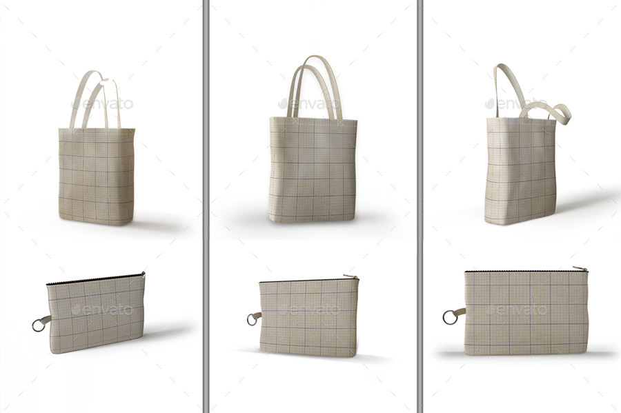 Canvas Bags Mock Ups by akropol | GraphicRiver