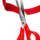 Scissors Cutting the Red Ribbon, Vectors | GraphicRiver
