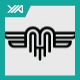 Markup Wing - Flying M Logo, Logo Templates | GraphicRiver