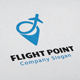 Flight Point Logo, Logo Templates | GraphicRiver