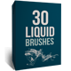 30 Liquid Brushes, Add-ons | GraphicRiver