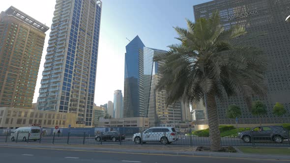 Cars driving on Al Marsa street , Stock Footage | VideoHive