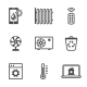 Smart Home Utilities Security Control Icons , Icons | GraphicRiver