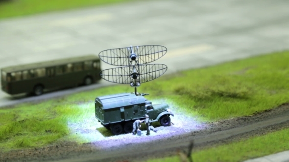 Toy Radar Station , Stock Footage | VideoHive