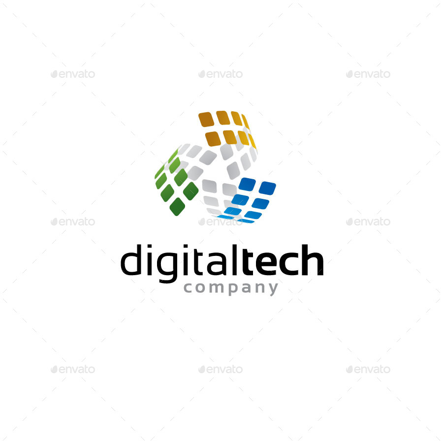 Digital Tech : Logo Template, Logo Templates | GraphicRiver