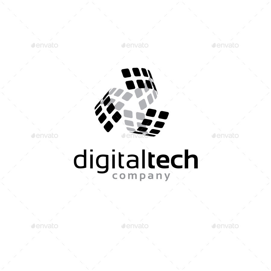 Digital Tech : Logo Template, Logo Templates | GraphicRiver