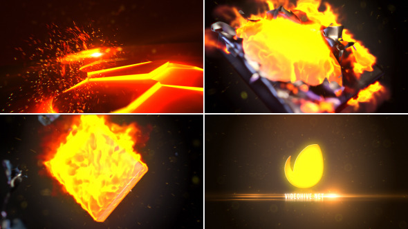 Fire Logo Reveal, After Effects Project Files | VideoHive