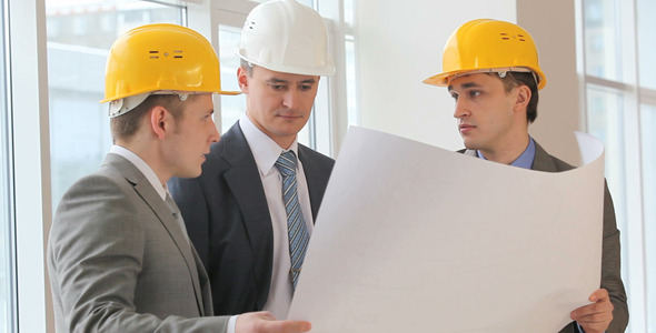 Three architects, Stock Footage | VideoHive