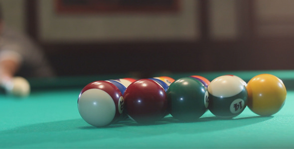 Playing Billiards, Stock Footage | VideoHive