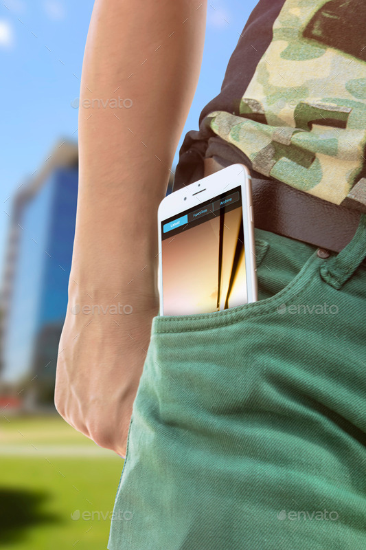 Smartphone in Hand Mockup, Graphics | GraphicRiver